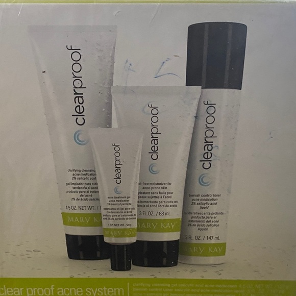 Mary Kay | Skincare | Mary Kay Clearproof Acne System White Black And ...